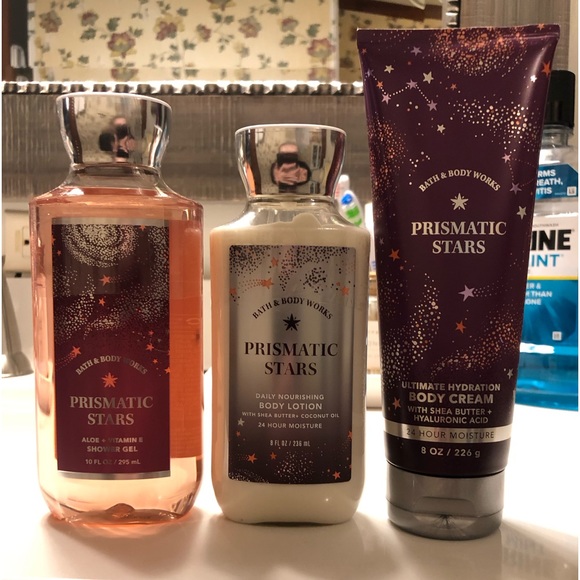 Bath & Body Works | Bath & Body | Nwt 3 Piece Bath Body Works Prismatic ...